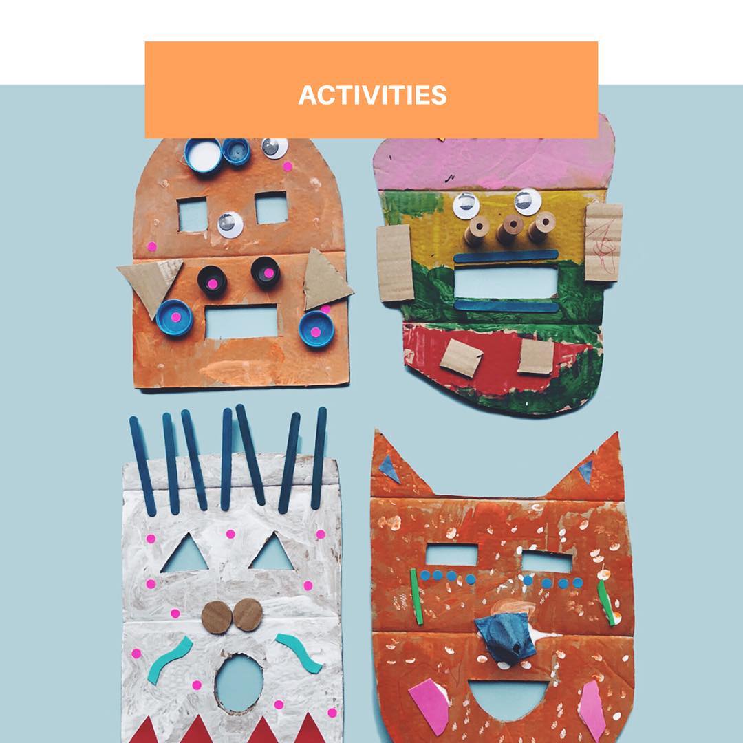 Cardboard Masks - The Family Edit