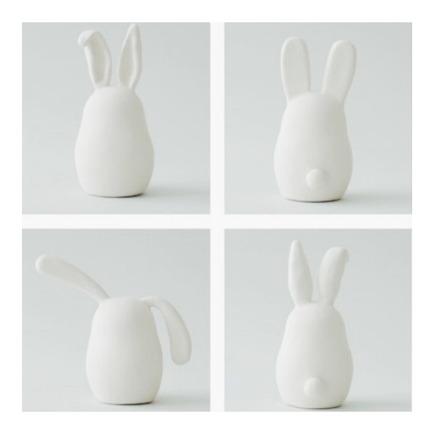 Clay Easter Bunnies - The Family Edit