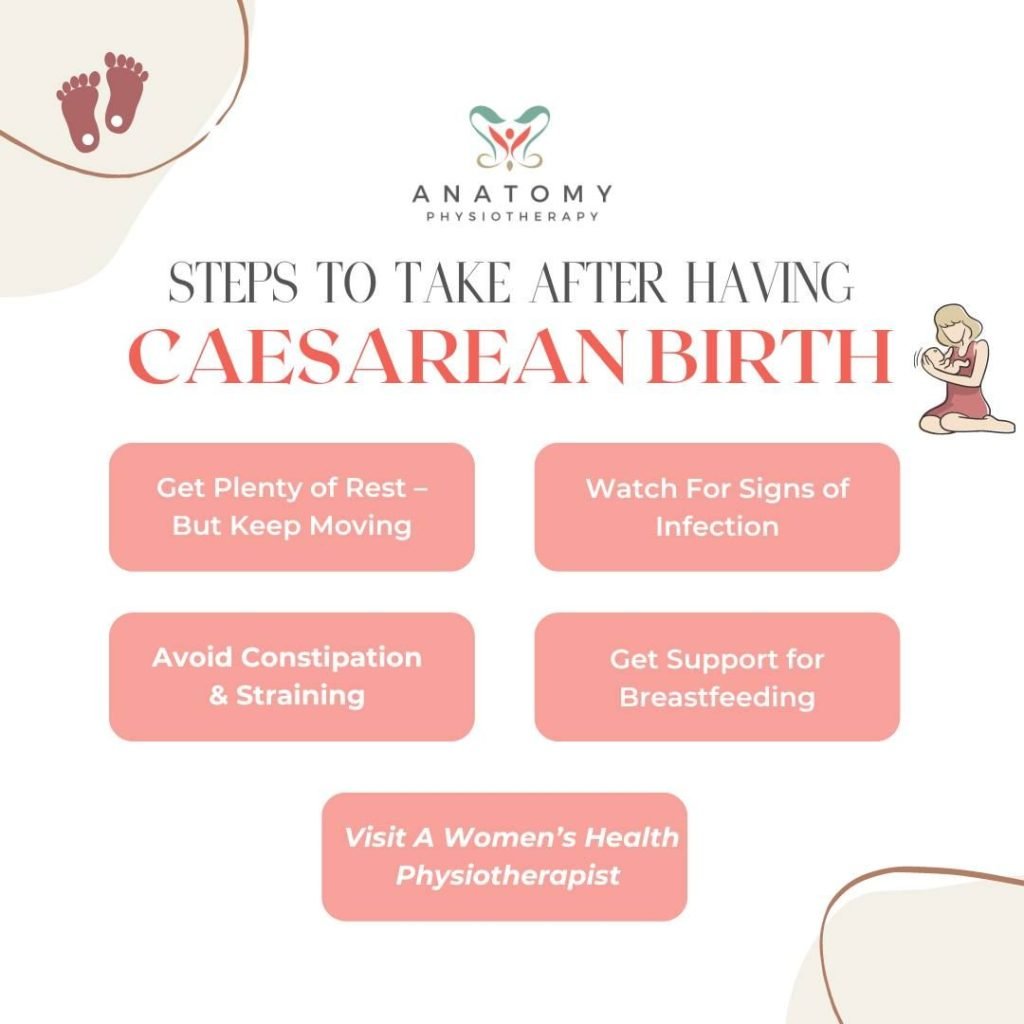 5 Steps to Take After Having a Caesarean Birth - The Family Edit
